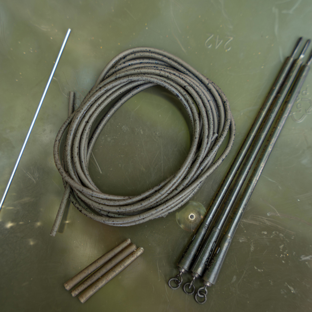Avid Carp Outline Bag Stem Tungsten Tubing Kit - Ring Swivel