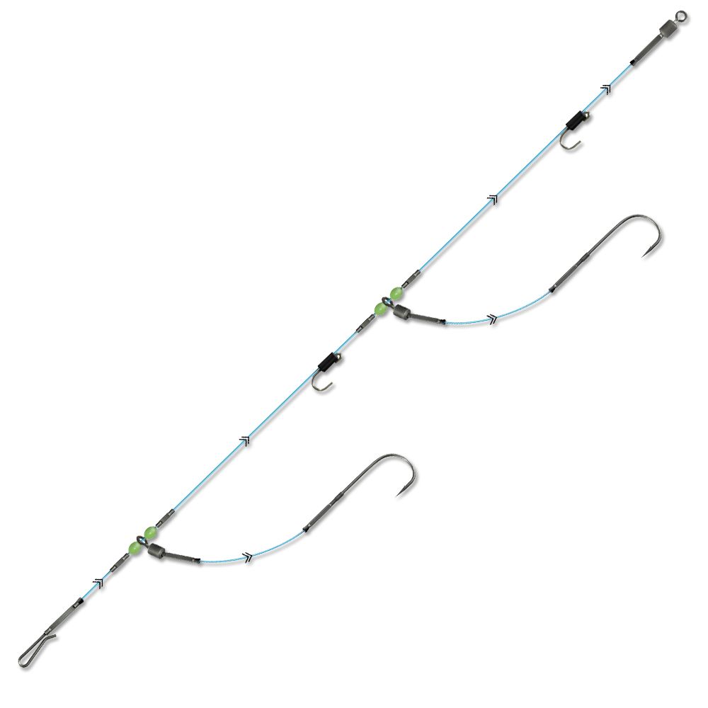 Lynx Two Hook Flapper Shore Rig