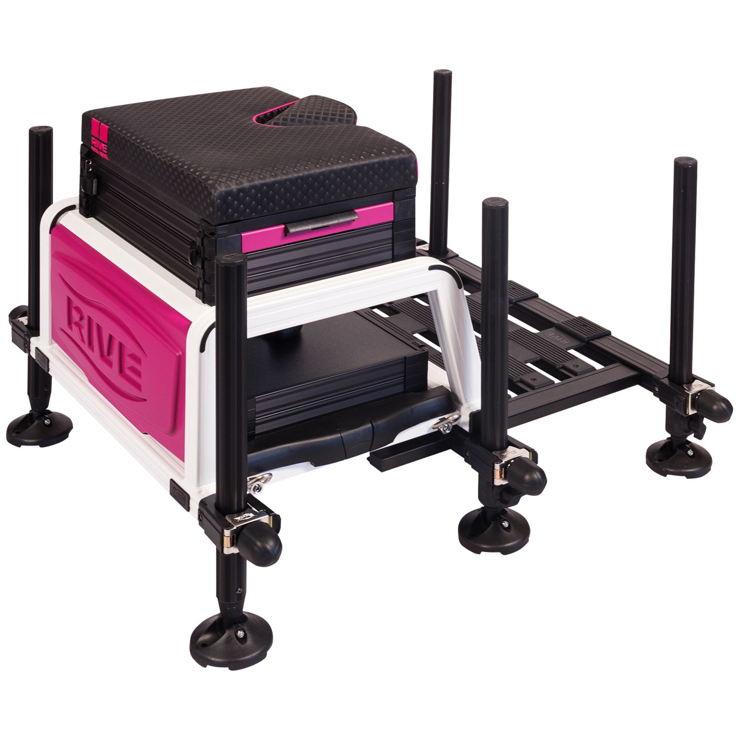 Rive D36 ST Seatbox Purple/White | Angling Direct