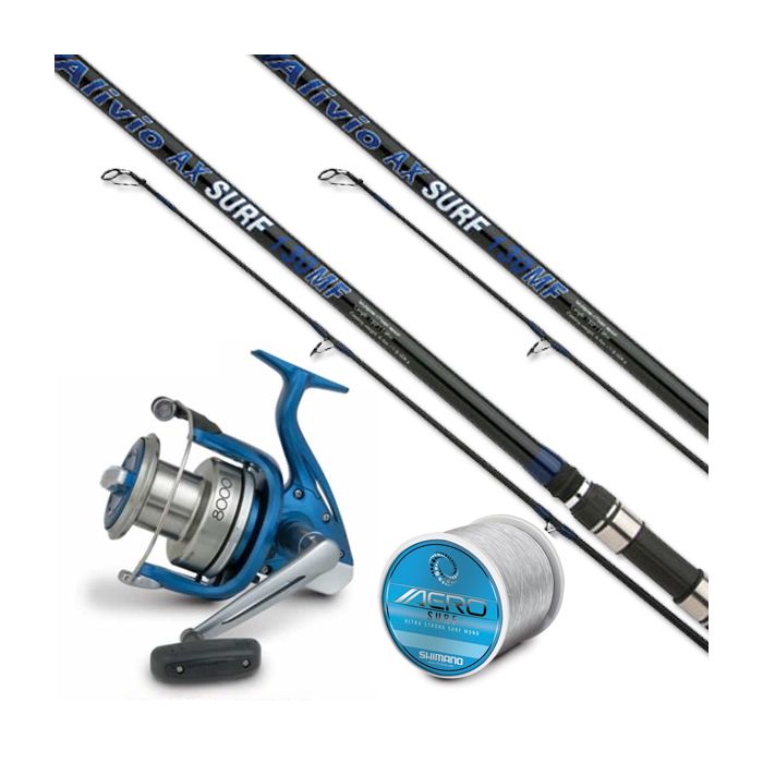 Shimano Alivio Surf Combo - Surf Reel, Rod and Line