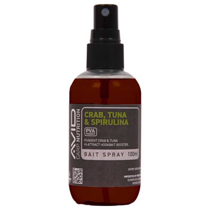 Spray Avid Carp Crab Tuna & Spirulina Bait Spray 100ml