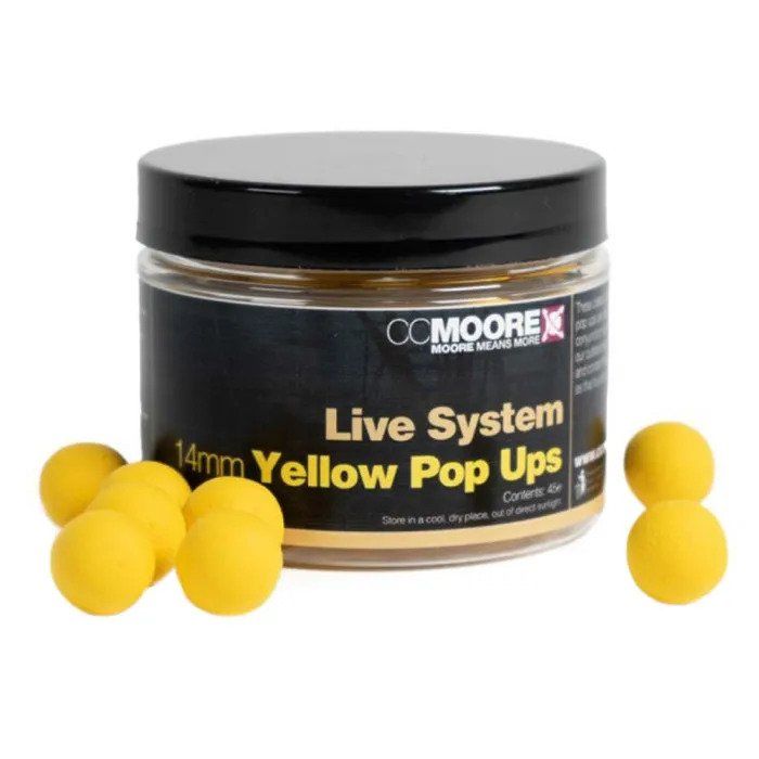 Bouillette Flottante CC Moore Live System Yellow Pop Ups - Angling ...