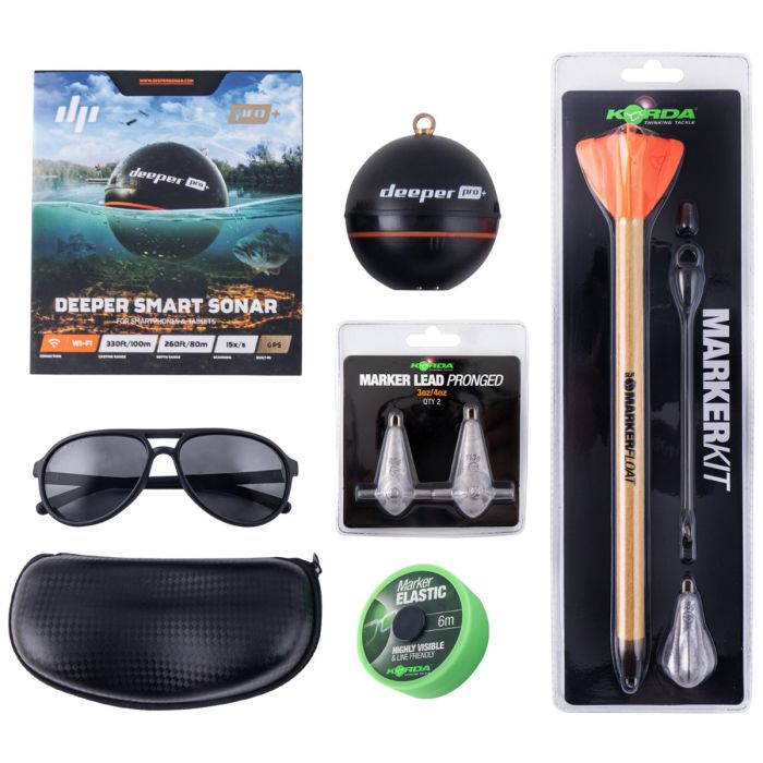 Deeper Pro Plus Fishfinder + Free Summer Bundle