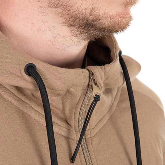 Sweat Fox Collection Lightweight Zip Hoodie Limited Edition - Tan