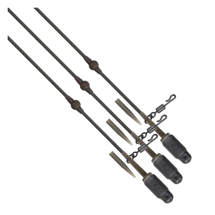 Fox Edges Tuff Tungsten Tubing Heli-Clip Rigs 3 Piece