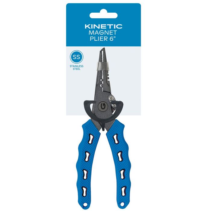 Kinetic SS Magnet Pliers Blue 15cm