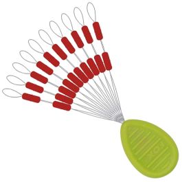 Fox Rage Predator Float Stops - Red x20