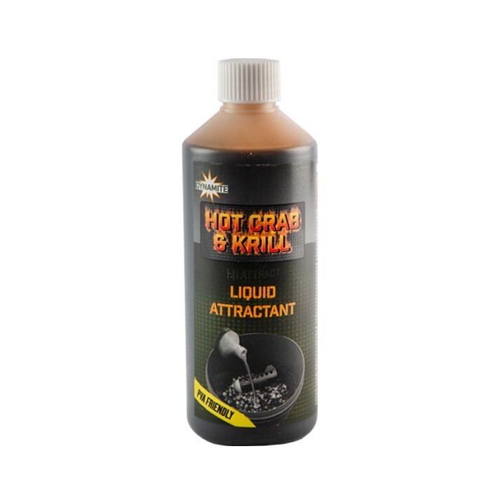 Additif Liquide Dynamite Baits Hot Crab & Krill Liquid Attractant 500ml