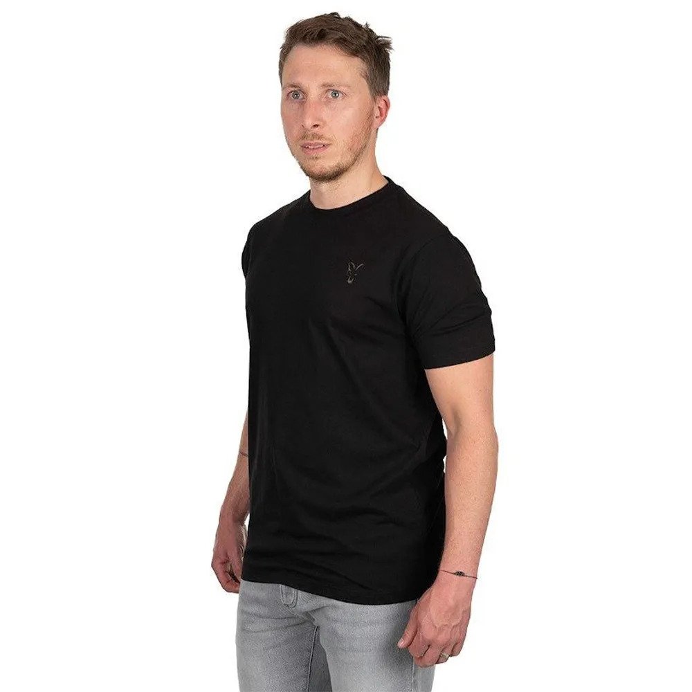 T-Shirt Fox Black Fox Head Logo - Angling Direct FR