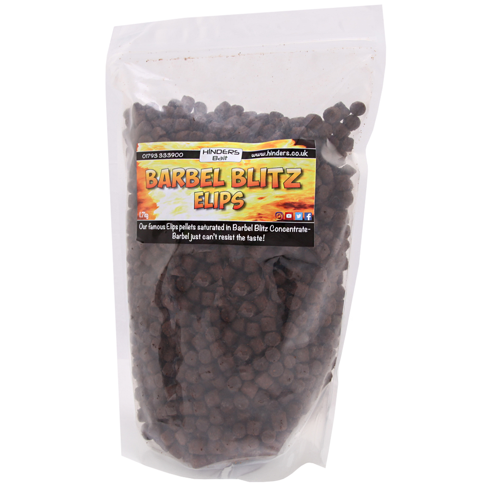 Hinders Barbel Blitz Elips Pellets
