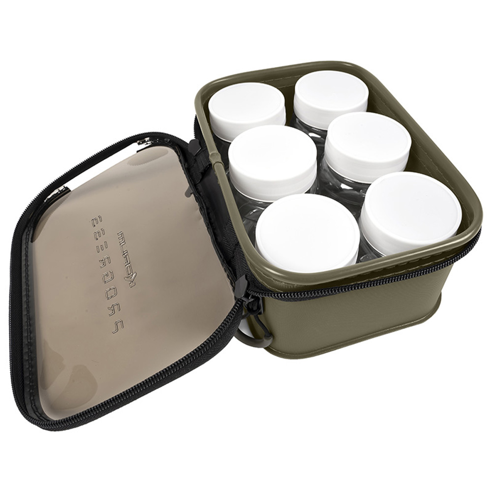 Korum Progress EVA Hookbait Pouch & Pots - 6 Tub