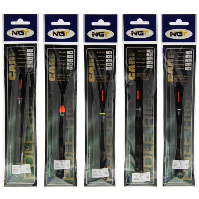 Bas de Ligne Carpe NGT Carp Pole Rigs